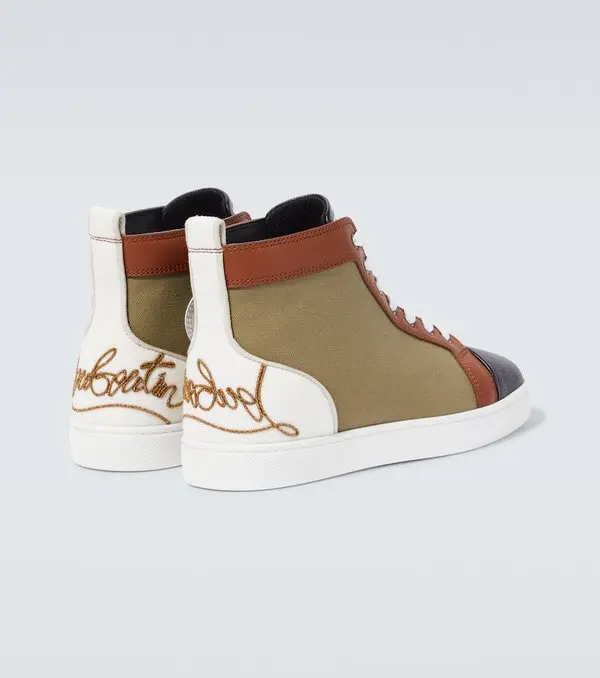 CHRISTIAN LOUBOUTIN Fun Louis High-top Sneakers - Multicoloured