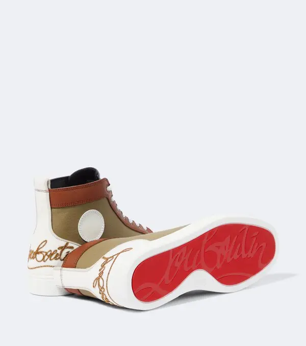 CHRISTIAN LOUBOUTIN Fun Louis High-top Sneakers - Multicoloured