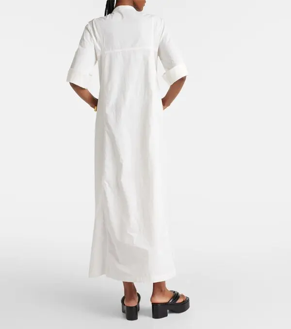Dries Van Noten Cotton Poplin Maxi Dress