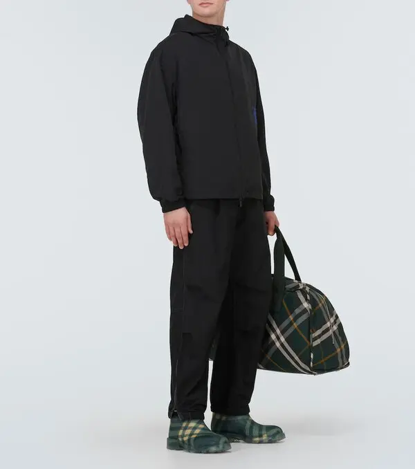 Burberry Check Rain Boots - Green