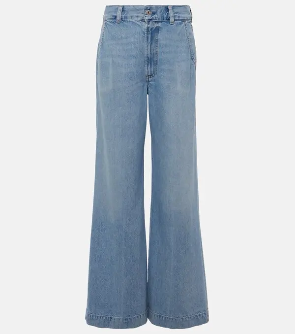 Citizens Of Humanity Beverly High-rise Wide-leg Jeans - Blue