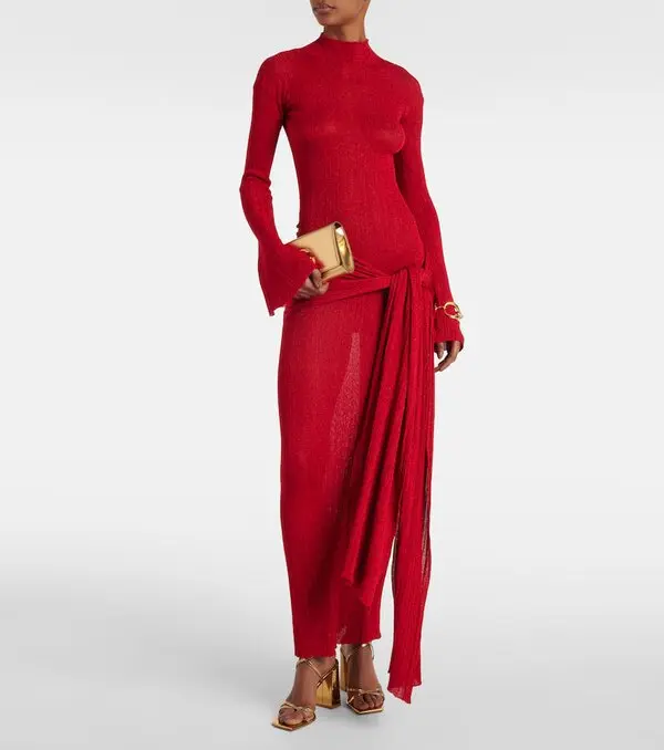 aya muse red dress Aya Muse for FWRD Gigi Dress Burgundy Ref Cut Out Detail M NWT $425