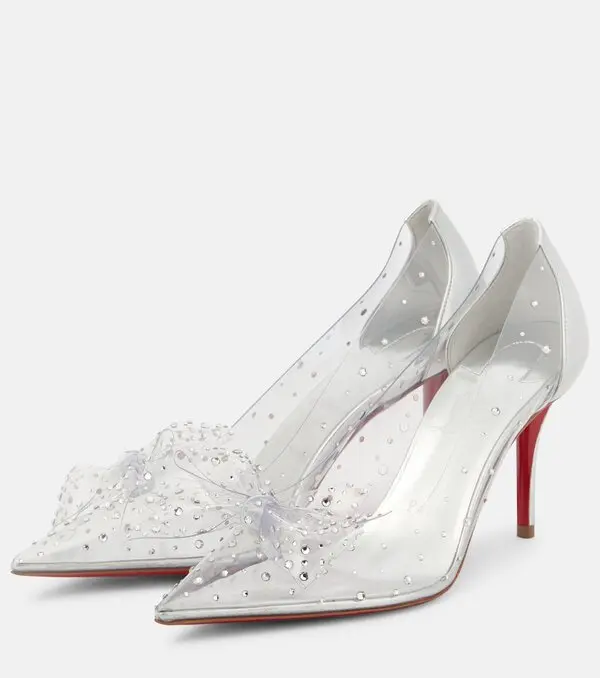 CHRISTIAN LOUBOUTIN Jelly Strass 80 Embellished Pumps