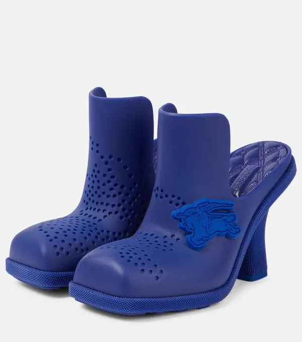 Burberry Ekd Mules - Blue