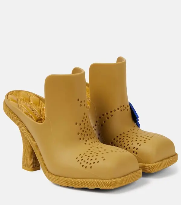 Burberry Ekd Mules - Brown