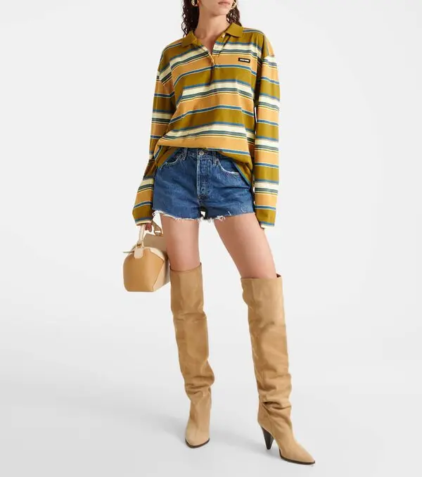 AGOLDE High-rise Denim Shorts