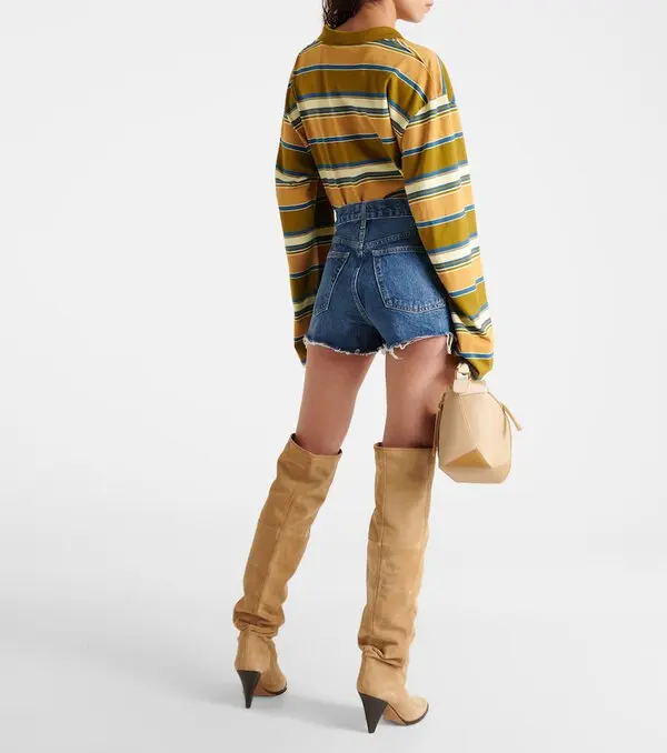 AGOLDE High-rise Denim Shorts