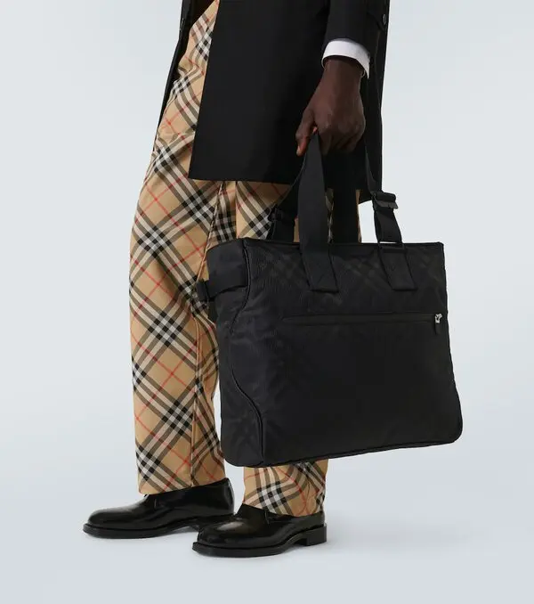 Burberry Jacquard Tote Bag