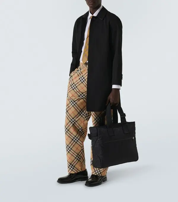 Burberry Jacquard Tote Bag