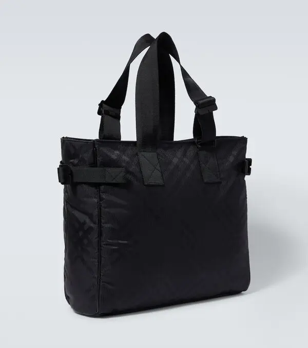Burberry Jacquard Tote Bag