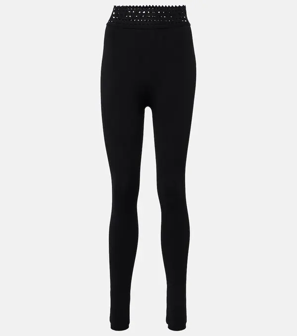 Alaïa Vienne High-rise Leggings