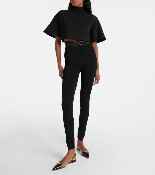 Alaïa Vienne High-rise Leggings