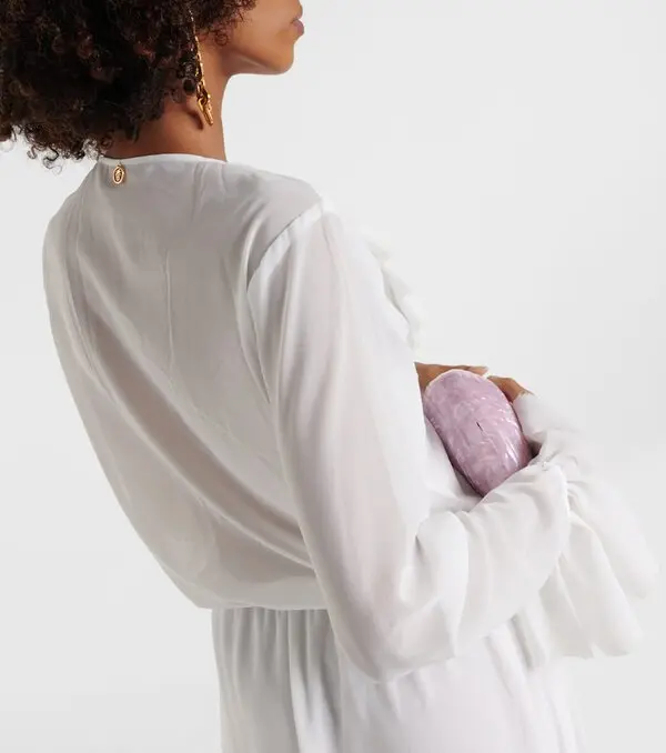 BANANHOT Bellen Ruffled Maxi Dress