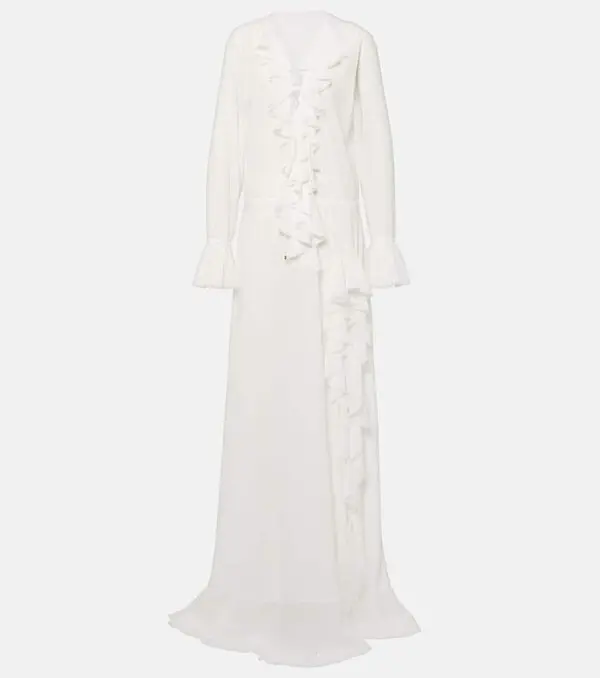 BANANHOT Bellen Ruffled Maxi Dress