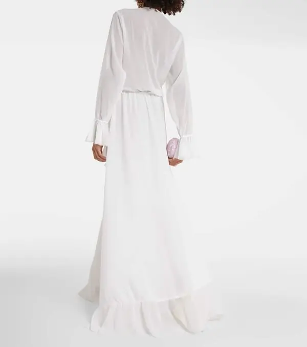 BANANHOT Bellen Ruffled Maxi Dress