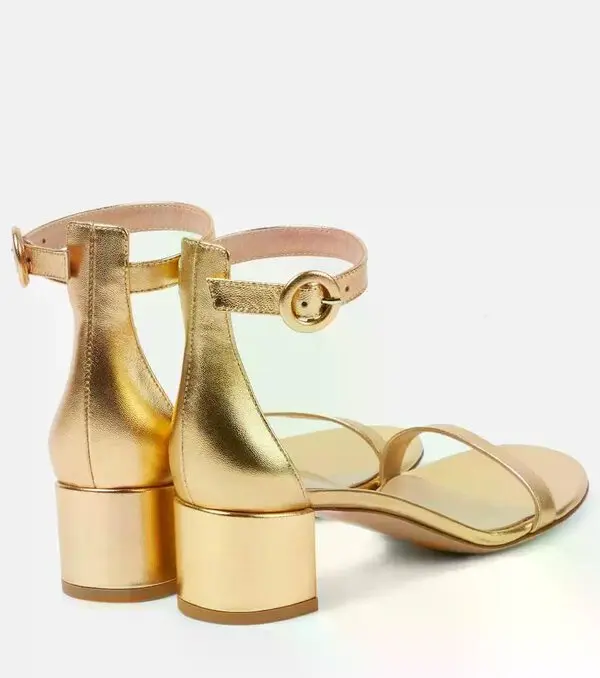 GIANVITO ROSSI Gaeta Sandals - Gold