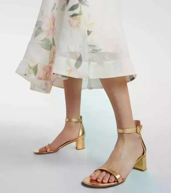 GIANVITO ROSSI Gaeta Sandals - Gold