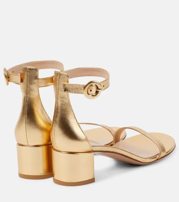 GIANVITO ROSSI Gaeta Sandals - Gold