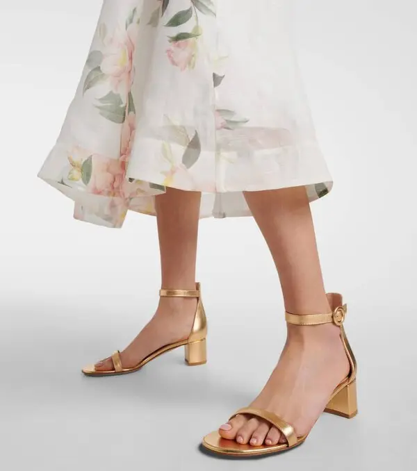 GIANVITO ROSSI Gaeta Sandals - Gold