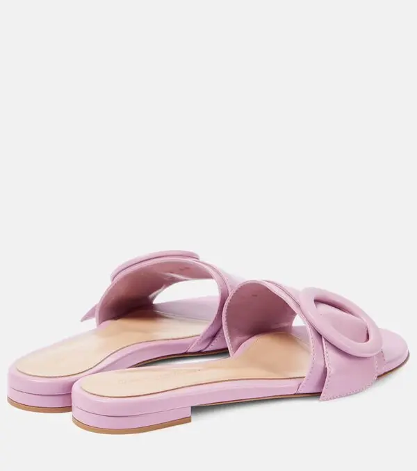GIANVITO ROSSI Leather Slides