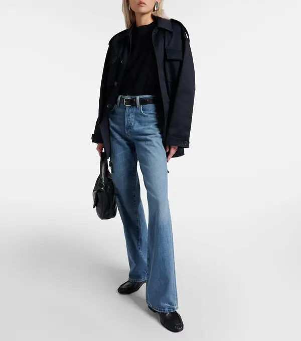 Citizens Of Humanity Annina Mid-rise Wide-leg Jeans - Blue