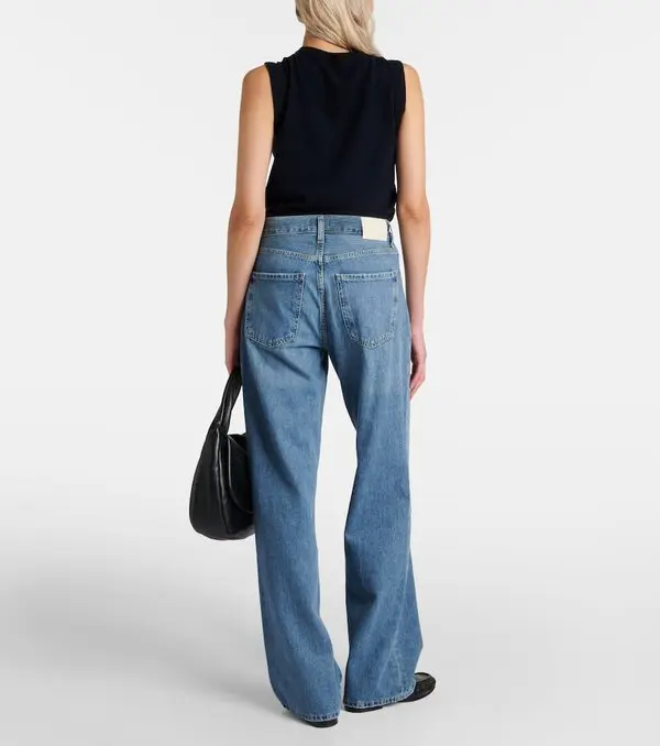 Citizens Of Humanity Annina Mid-rise Wide-leg Jeans - Blue