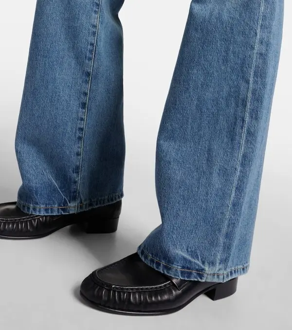 Citizens Of Humanity Annina Mid-rise Wide-leg Jeans - Blue