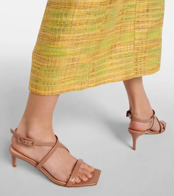 GIANVITO ROSSI Lindsay 55 Leather Sandals
