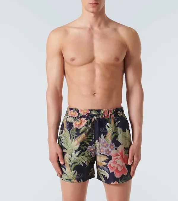 Etro Printed Swim Trunks