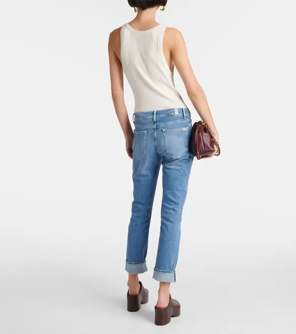 7 For All Mankind Low-rise Slim Jeans