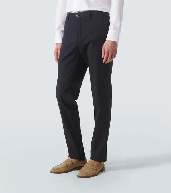 Etro Floral Cotton Jacquard Chinos