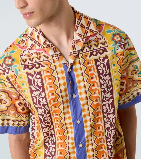 Etro Printed Cotton Bowling Shirt - Multicoloured