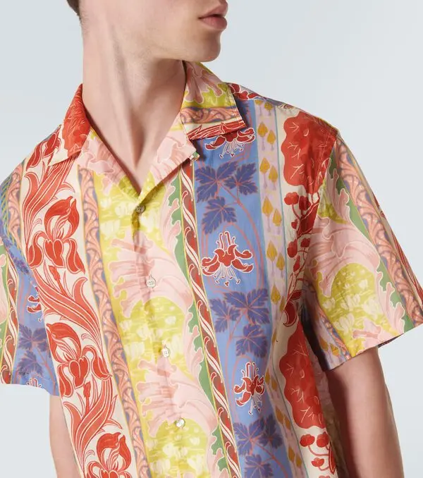 Etro Printed Cotton Bowling Shirt - Multicoloured