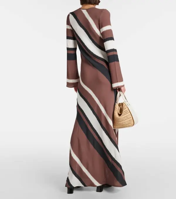 Faithfull The Brand Da Costa Striped Maxi Dress