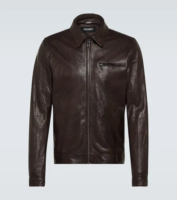 Dolce & Gabbana Leather Jacket