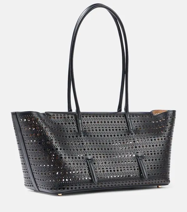 Alaïa Mina 32 Leather Shoulder Bag