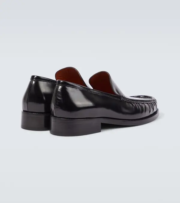 Acne Studios Leather Loafers - Black