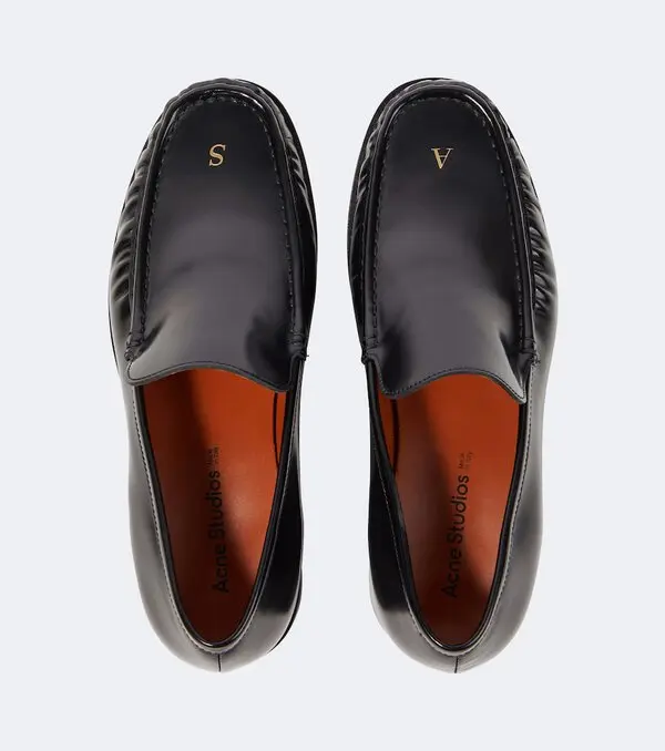 Acne Studios Leather Loafers - Black