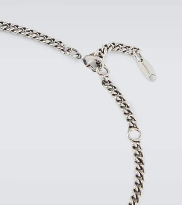 Balenciaga Logo Necklace