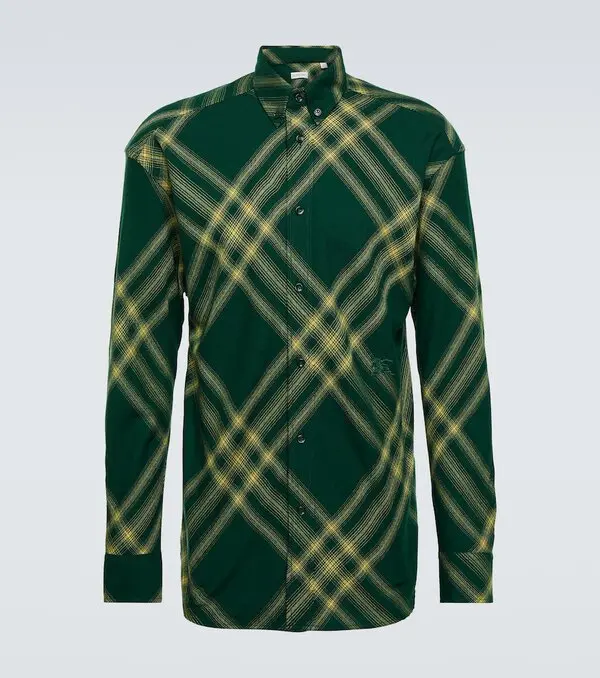 Burberry Check Wool Shirt
