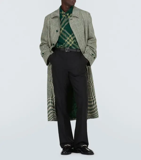 Burberry Check Wool Shirt