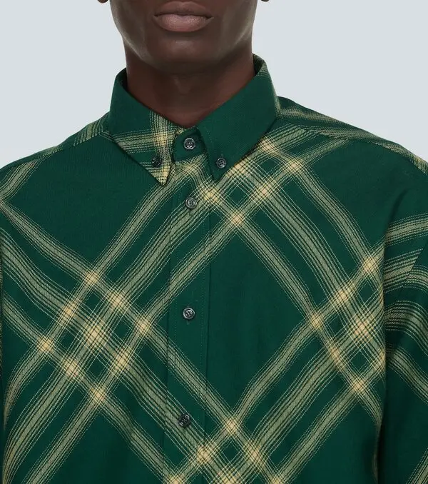 Burberry Check Wool Shirt