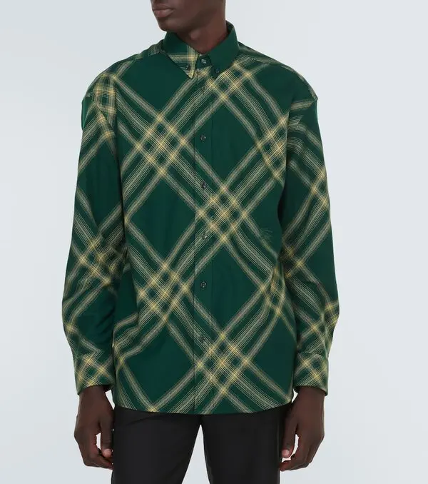 Burberry Check Wool Shirt