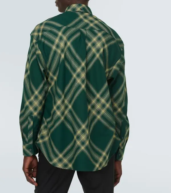 Burberry Check Wool Shirt
