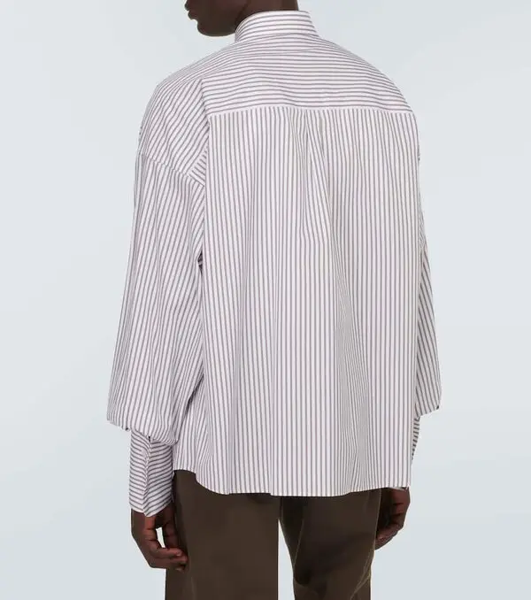 Dolce & Gabbana Striped Cotton Poplin Shirt - Multicoloured