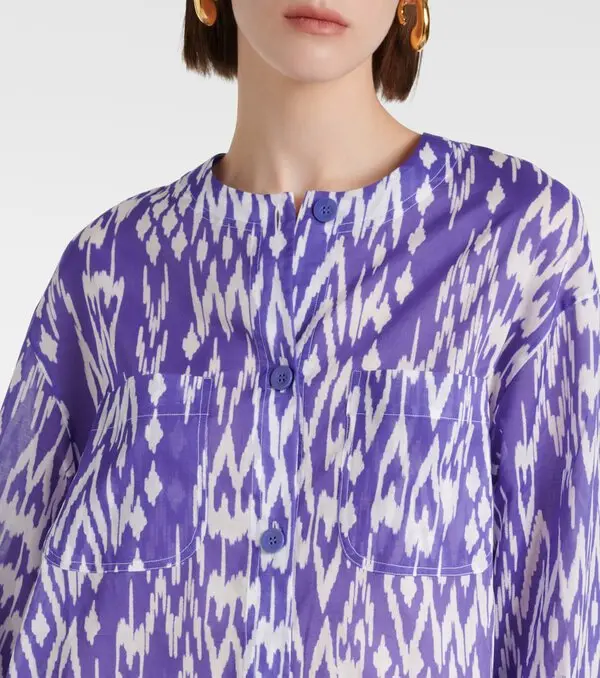 ERES Hurricane Printed Shirt Dress