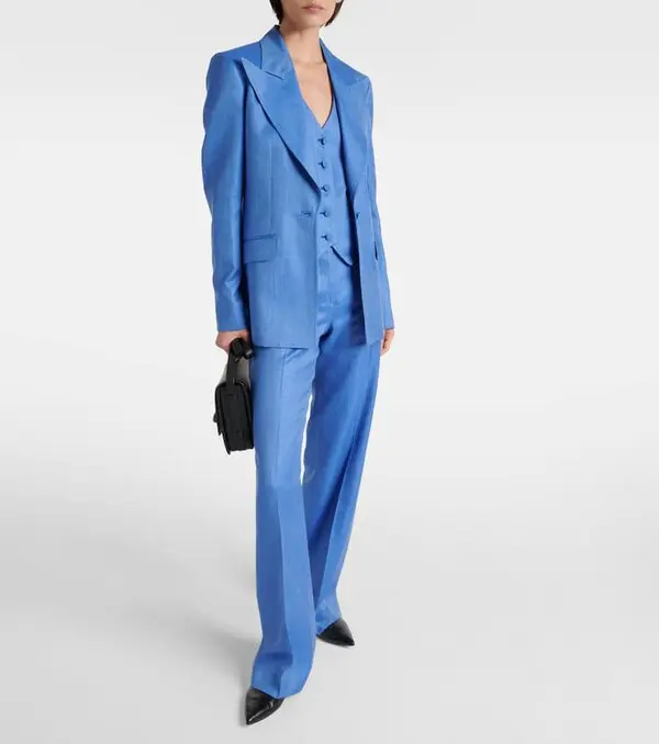 Gabriela Hearst Coleridge Vest - Blue