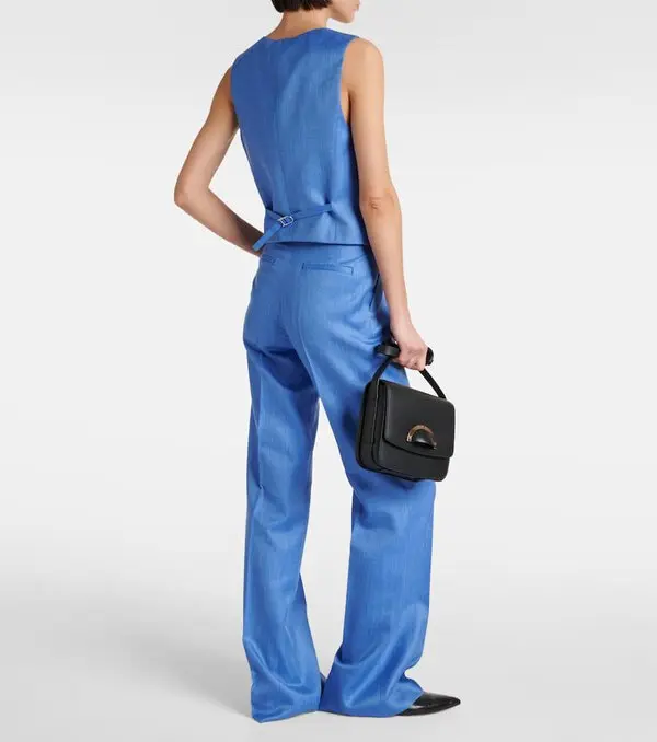 Gabriela Hearst Coleridge Vest - Blue