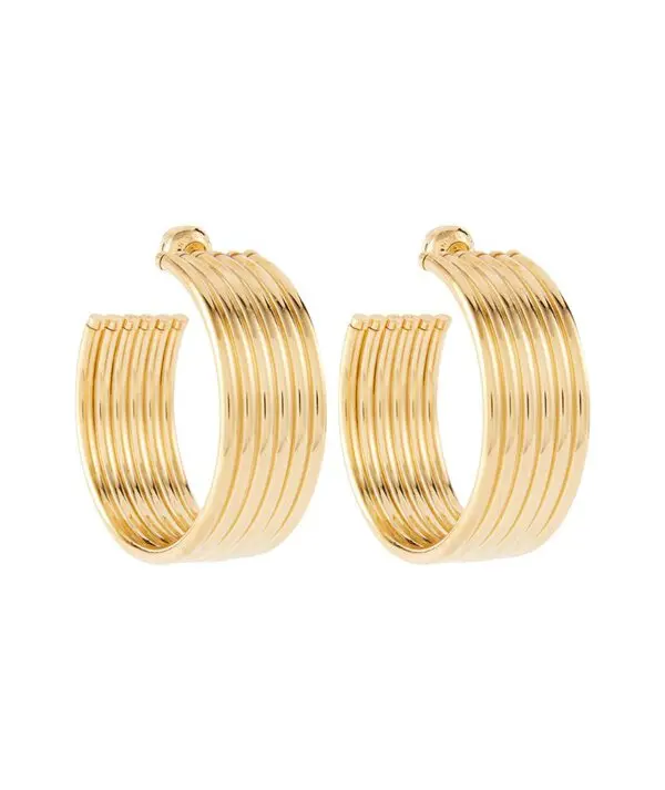 Alaïa Loop Hoop Earrings - Gold