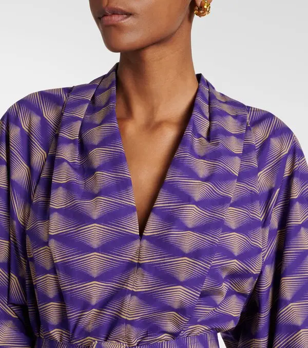 Dries Van Noten Printed Cotton Poplin Minidress